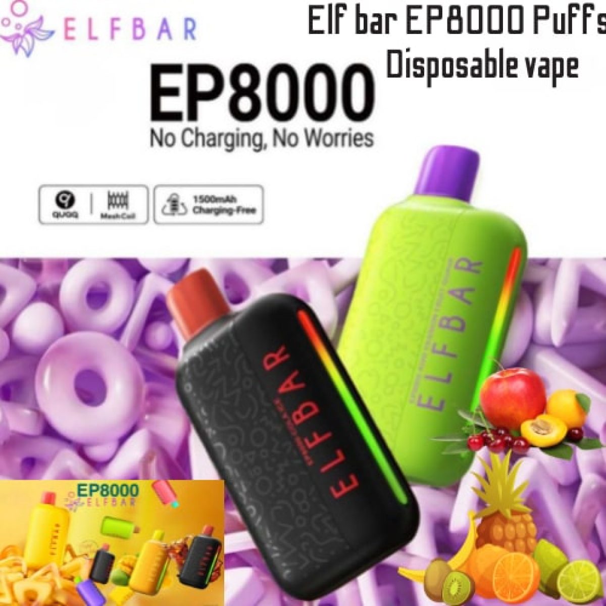Elf Bar EP8000 Puffs Disposable – Vape Arabian Store